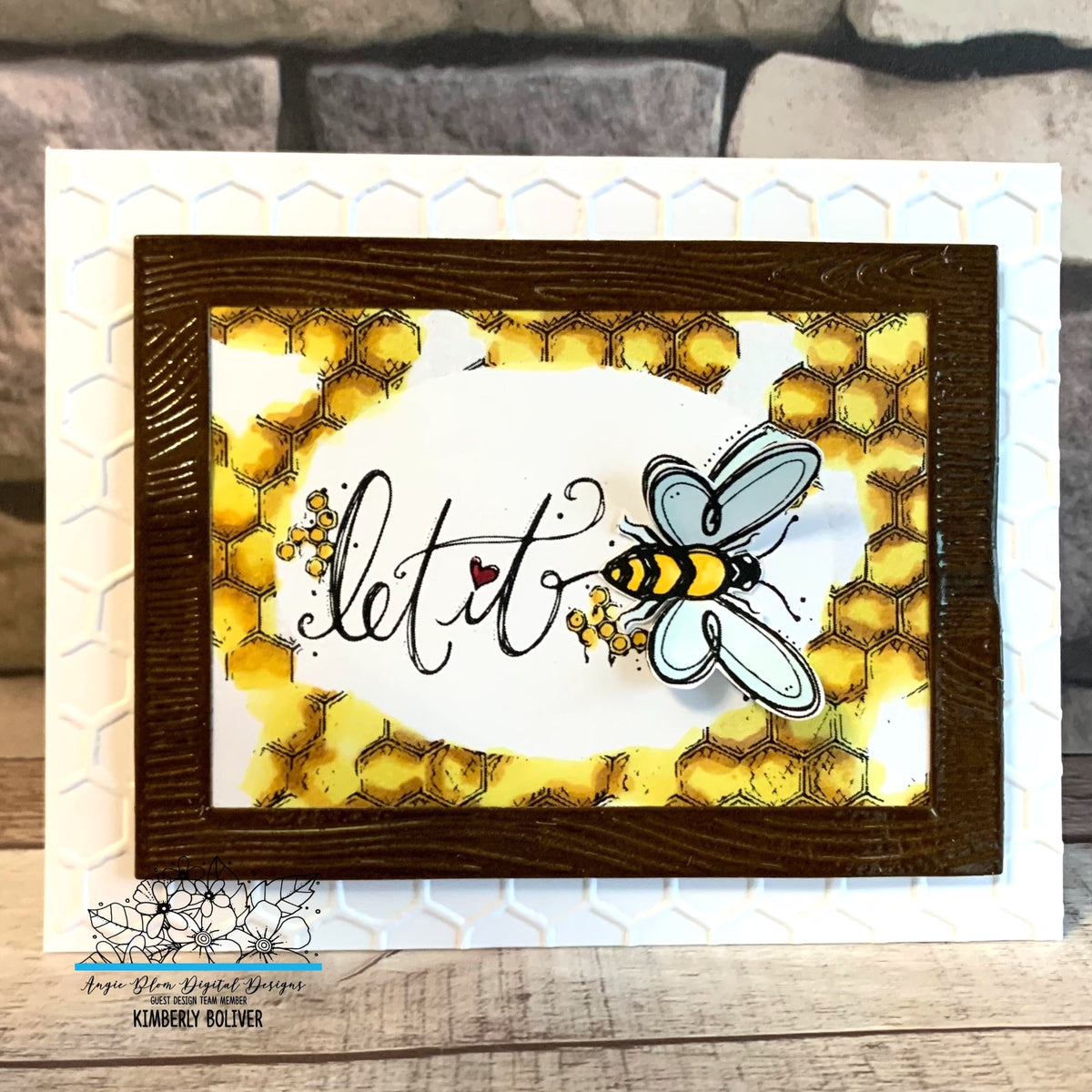 Honeycomb Background – Angie Blom Digital Designs