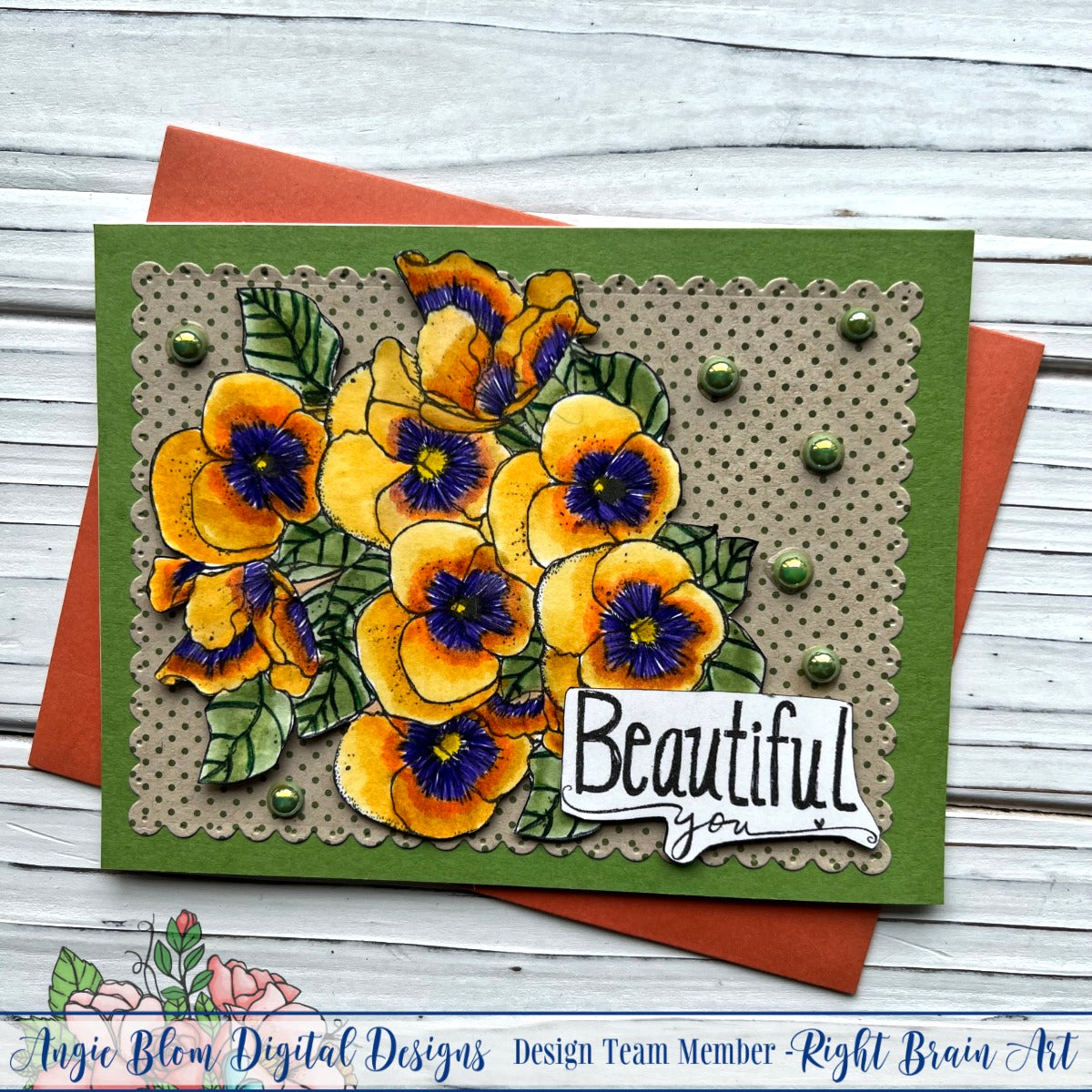 Pansy Love – Angie Blom Digital Designs