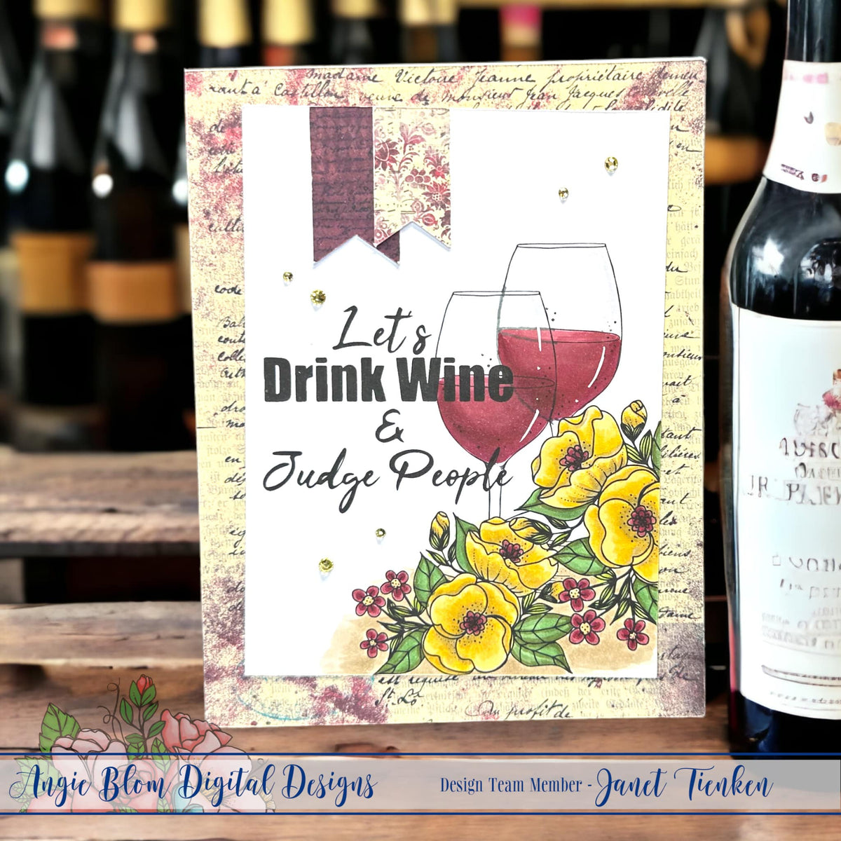 Drink Wine – Angie Blom Digital Designs