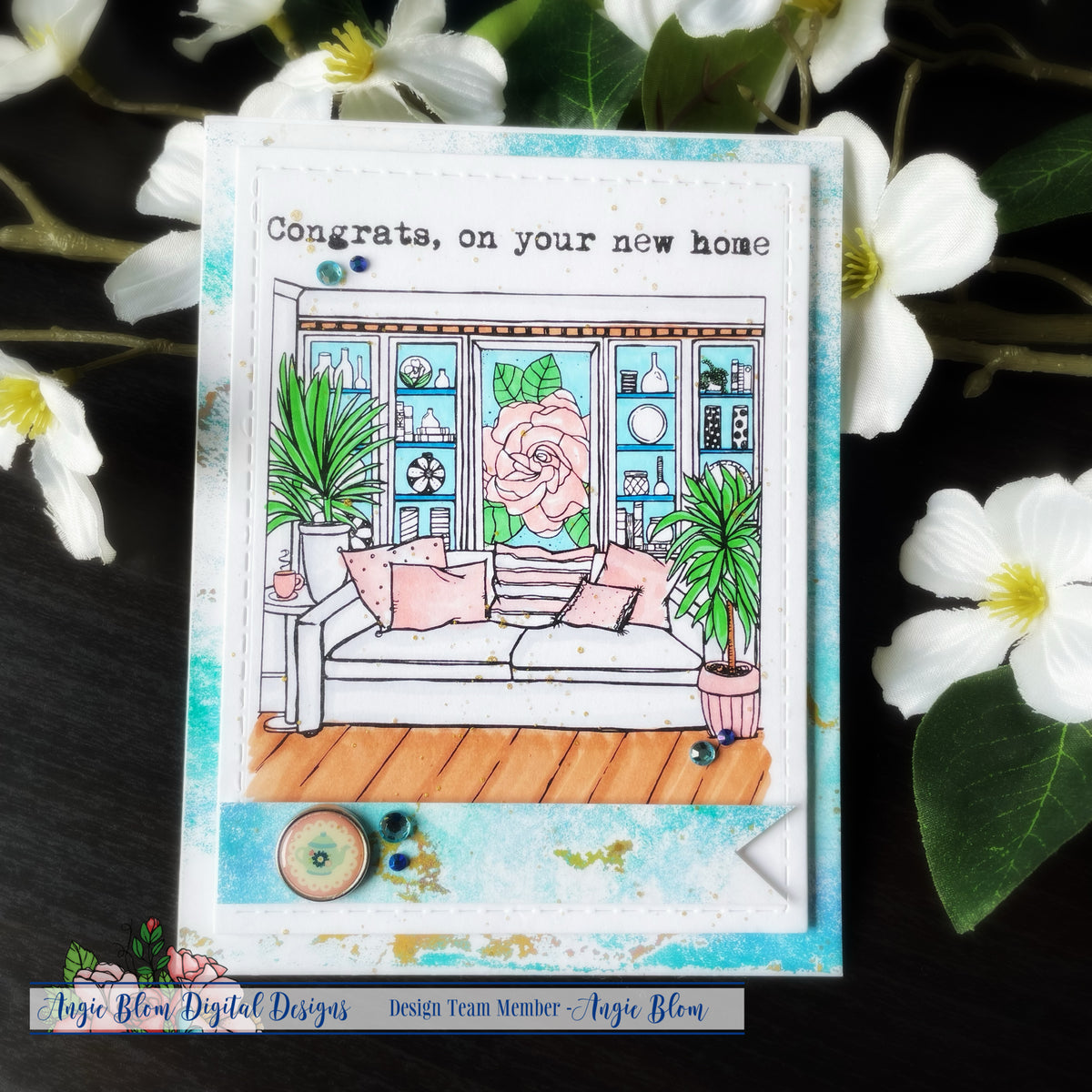 New Place Livingroom – Angie Blom Digital Designs