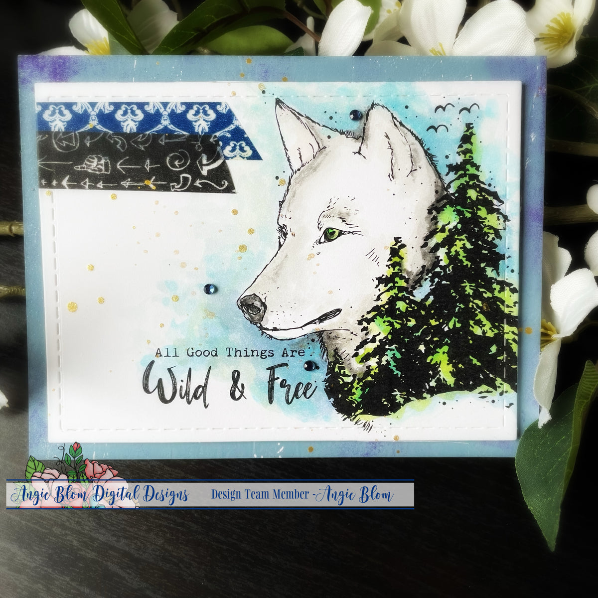 Never Forget Wolf – Angie Blom Digital Designs