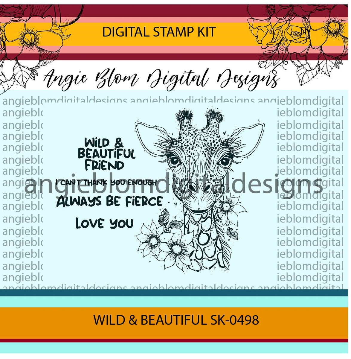 Wild & Beautiful – Angie Blom Digital Designs