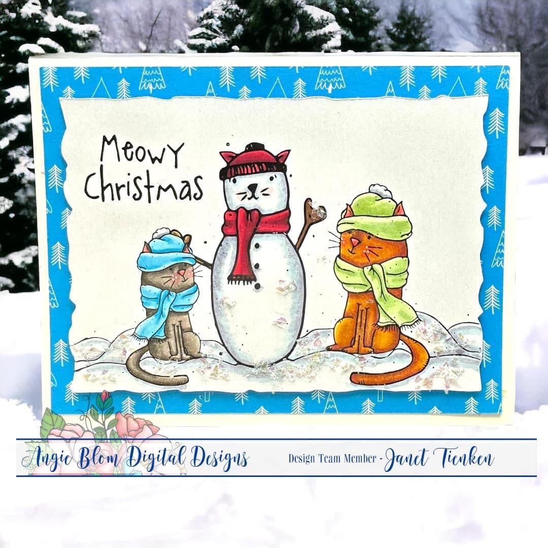 Christmas Kitties – Angie Blom Digital Designs