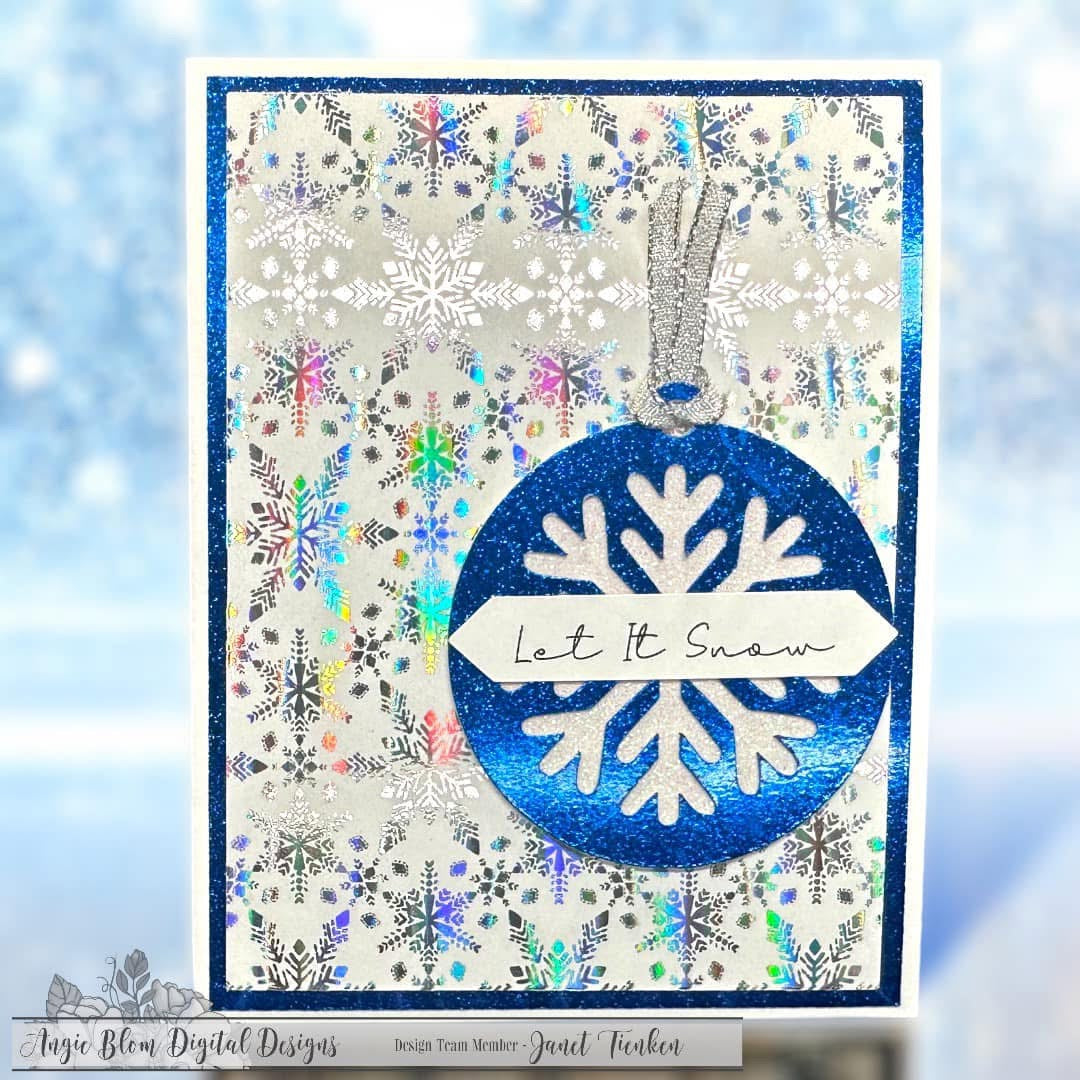 Stripes, Berries and Snowflakes Backgrounds – Angie Blom Digital Designs