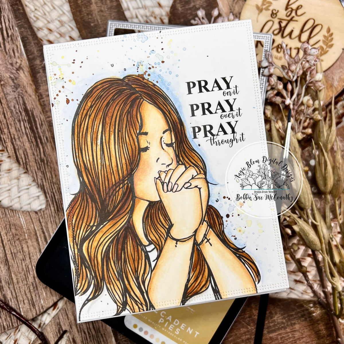 Pray Girl – Angie Blom Digital Designs