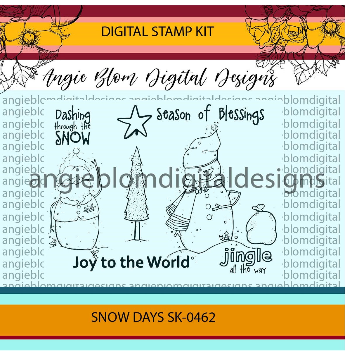 Snow Days – Angie Blom Digital Designs