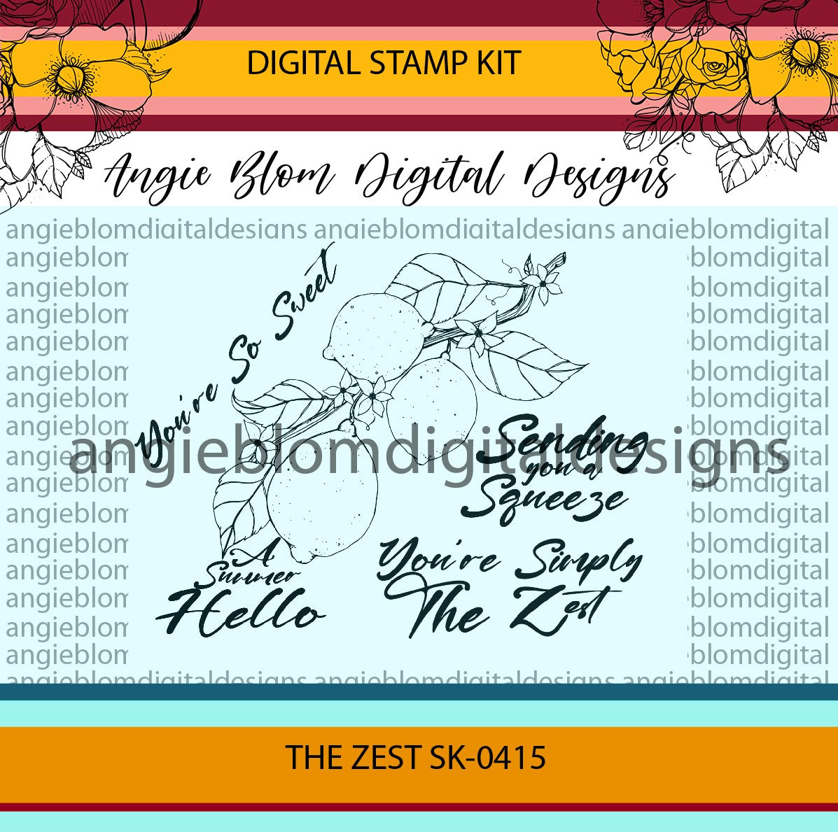 The Zest – Angie Blom Digital Designs