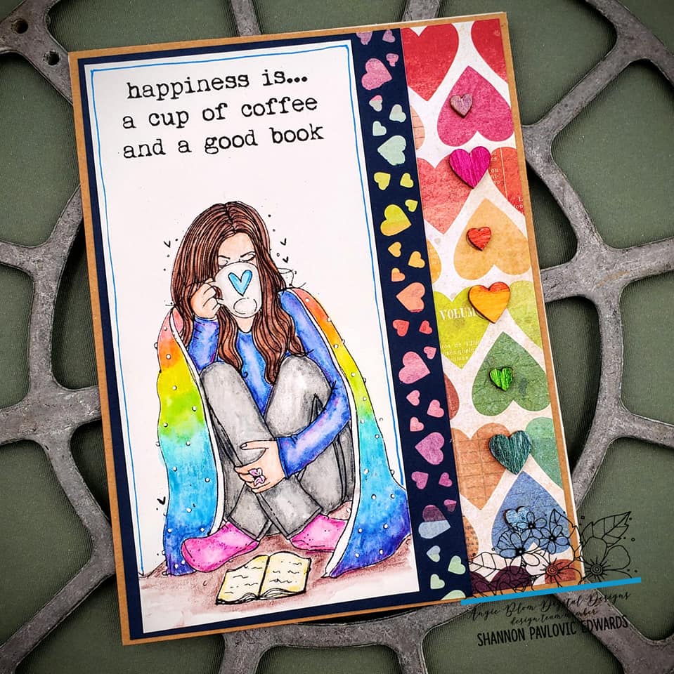 A Warm Hug, Girl – Angie Blom Digital Designs