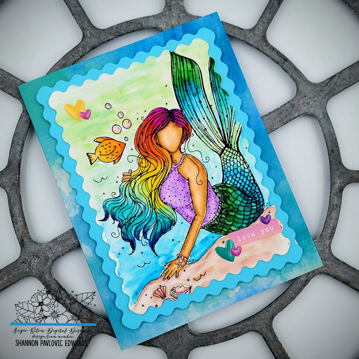 Be A Mermaid – Angie Blom Digital Designs