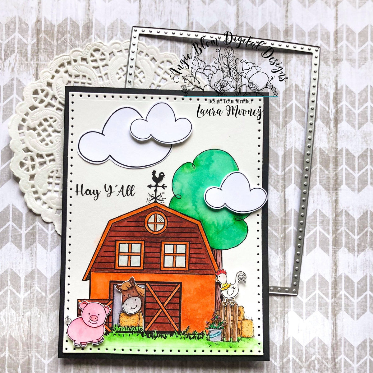 Farmhouse Background – Angie Blom Digital Designs