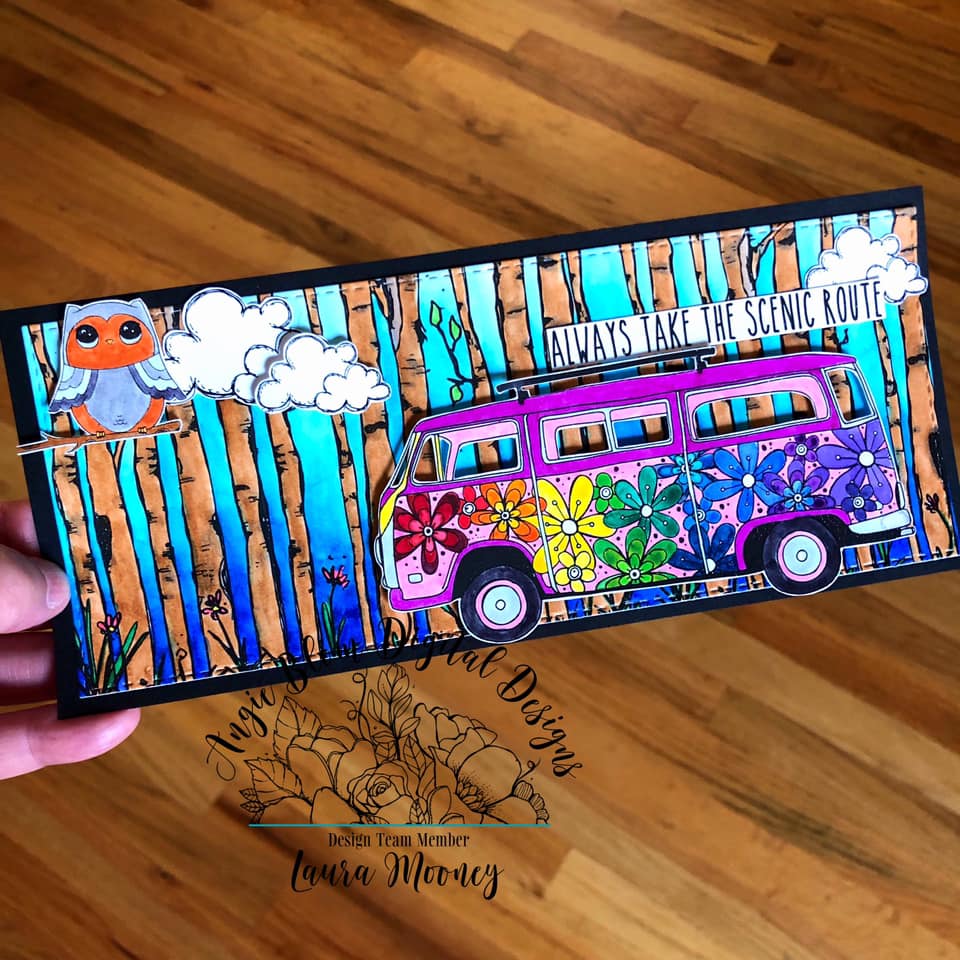 Birch Trees Background – Angie Blom Digital Designs