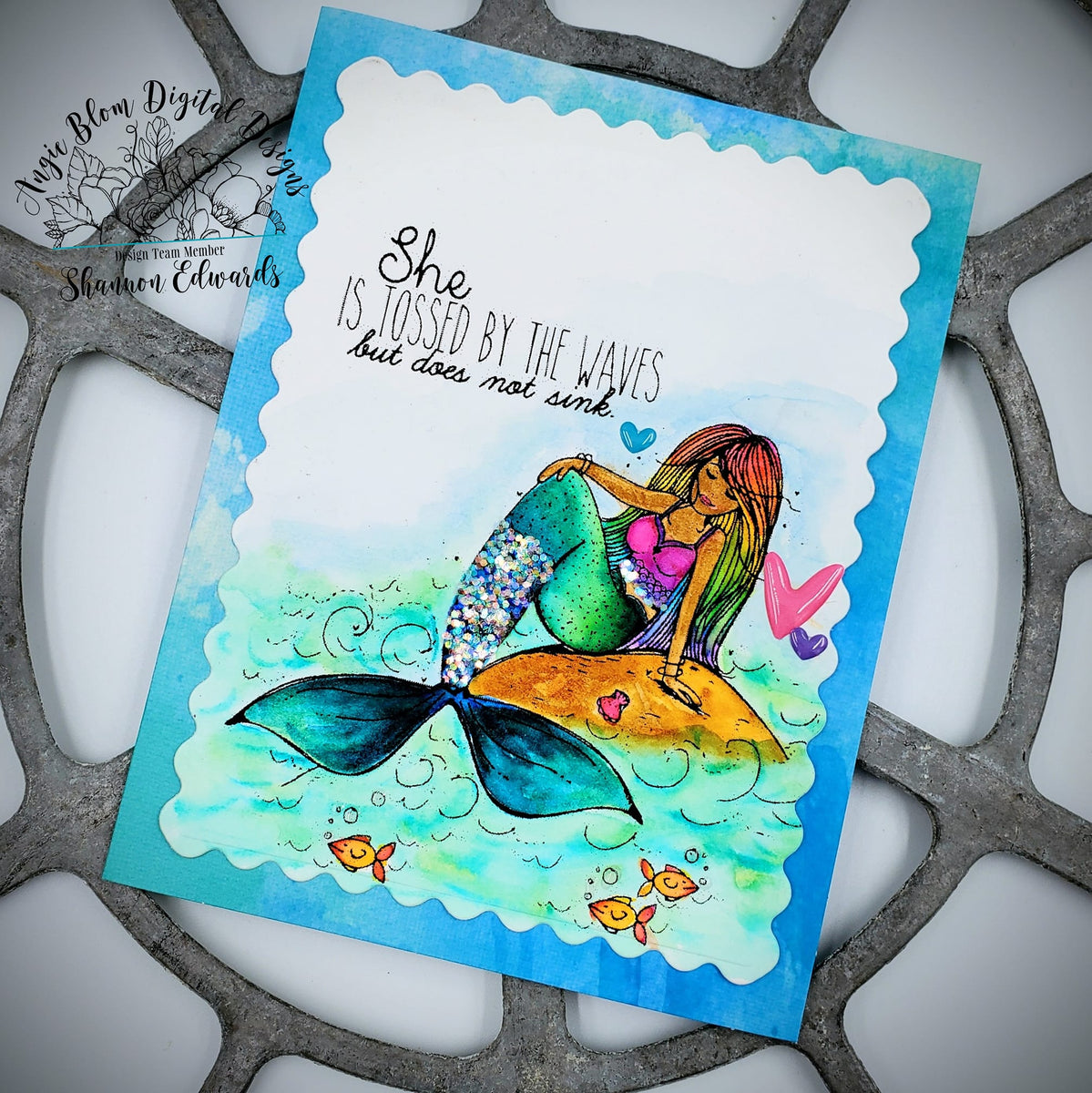 Oceans of Love, Mermaid – Angie Blom Digital Designs