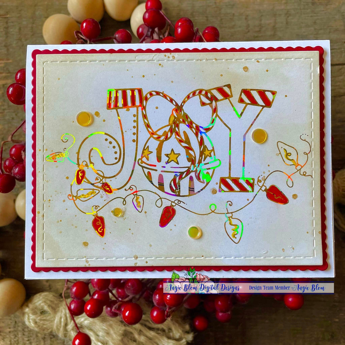 Joy and Noel – Angie Blom Digital Designs