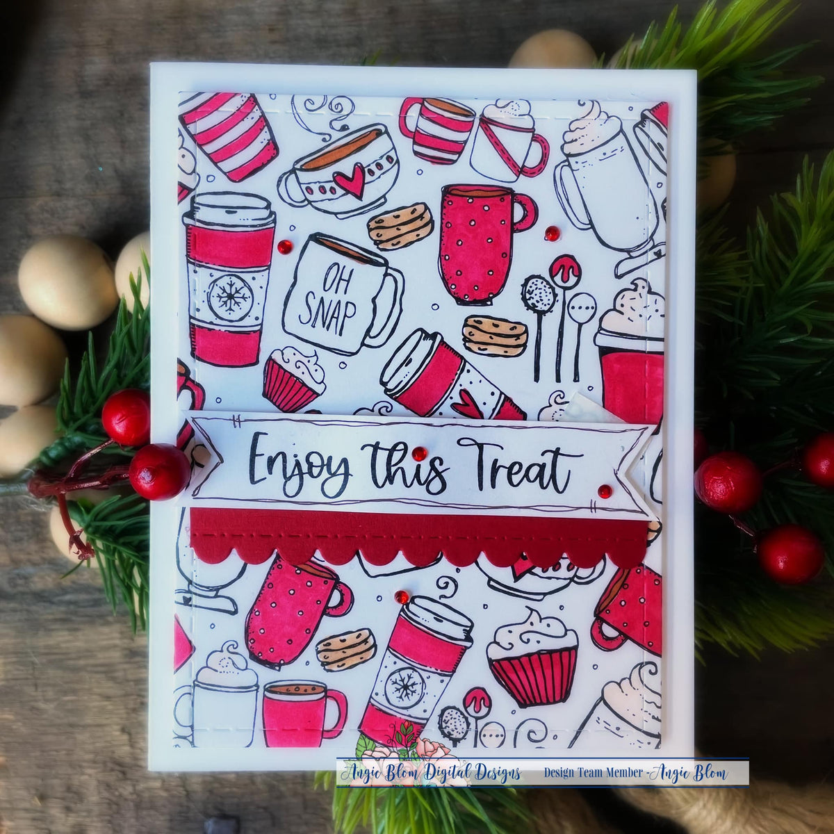Treats Background – Angie Blom Digital Designs