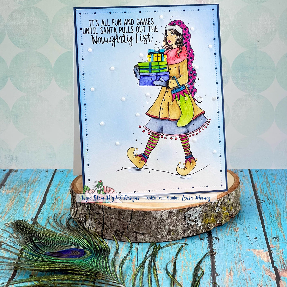 Nice or Naughty Elf – Angie Blom Digital Designs