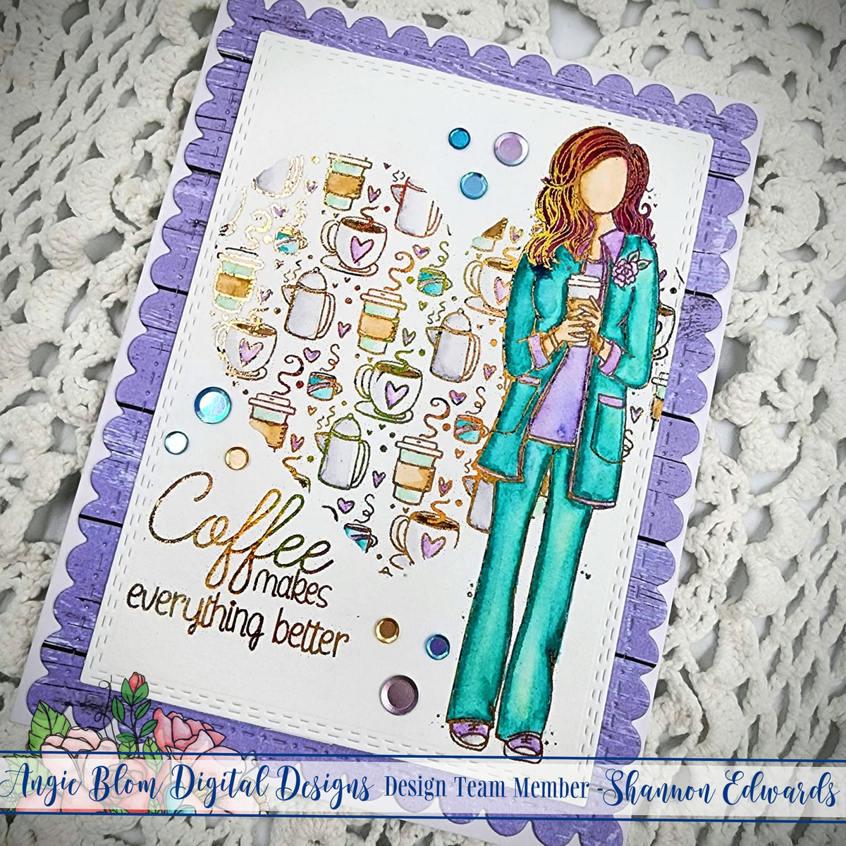 Caffeinated Girls – Angie Blom Digital Designs