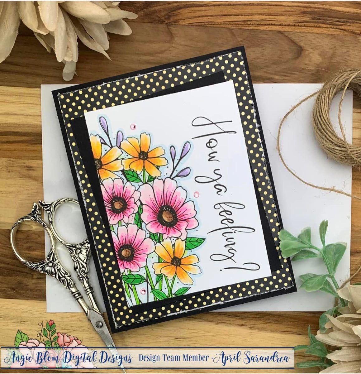 Sweet Day Flowers – Angie Blom Digital Designs