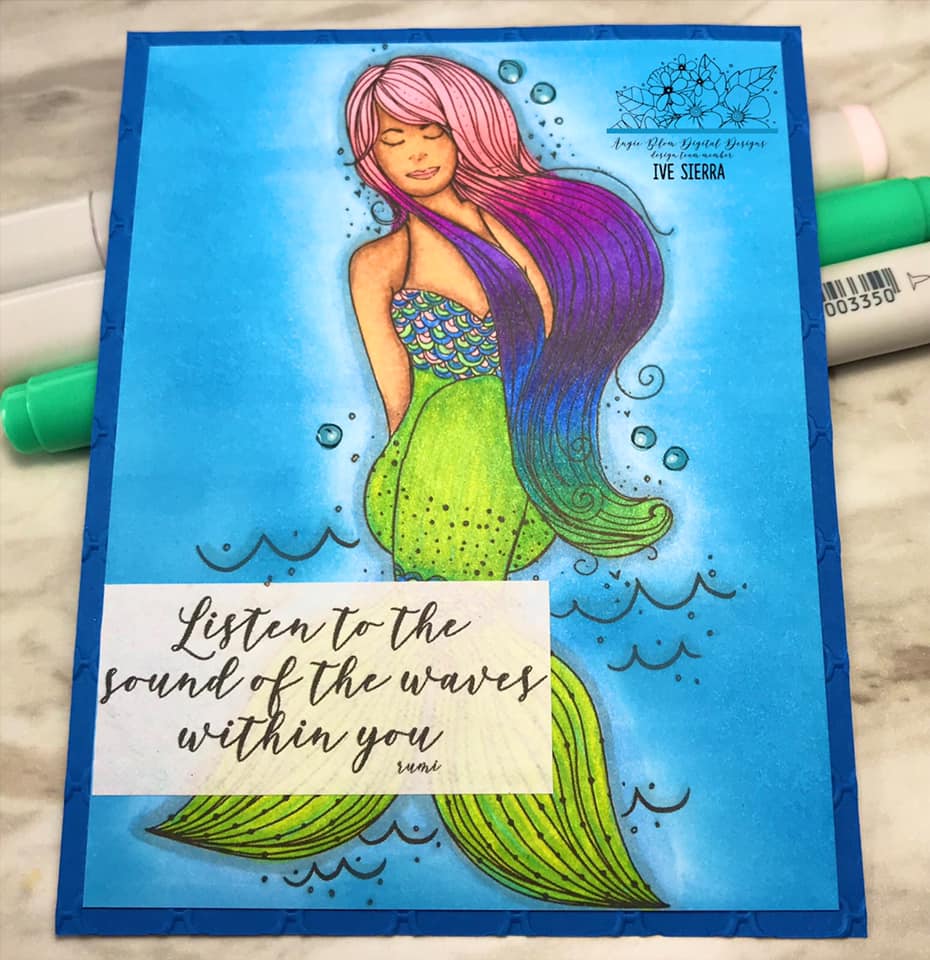 Soulful Mermaid – Angie Blom Digital Designs