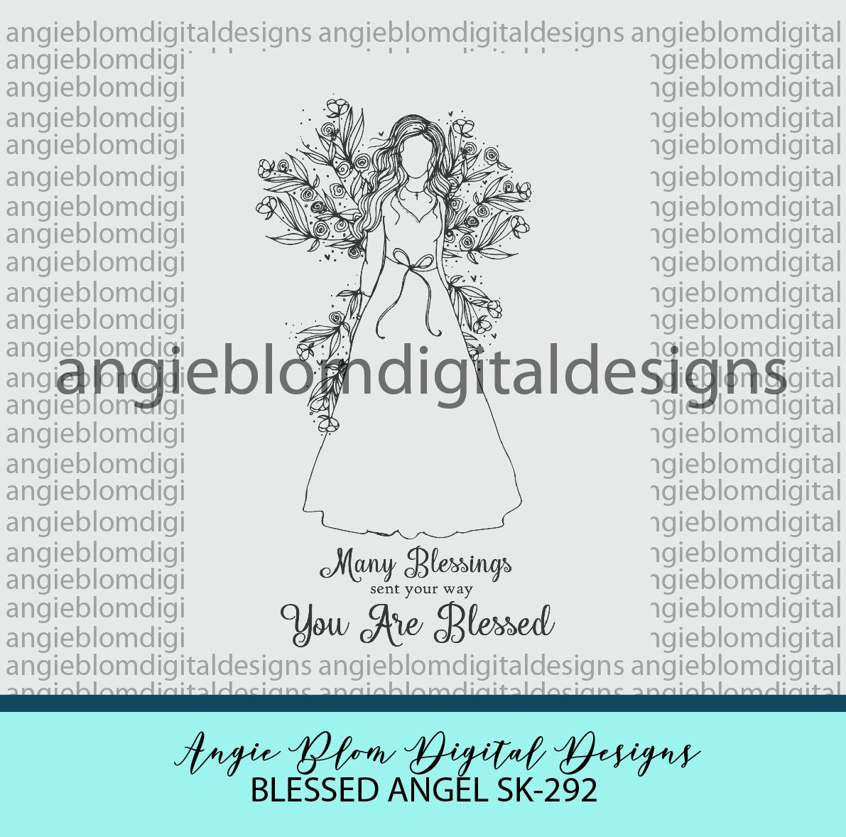 Blessed Angel – Angie Blom Digital Designs