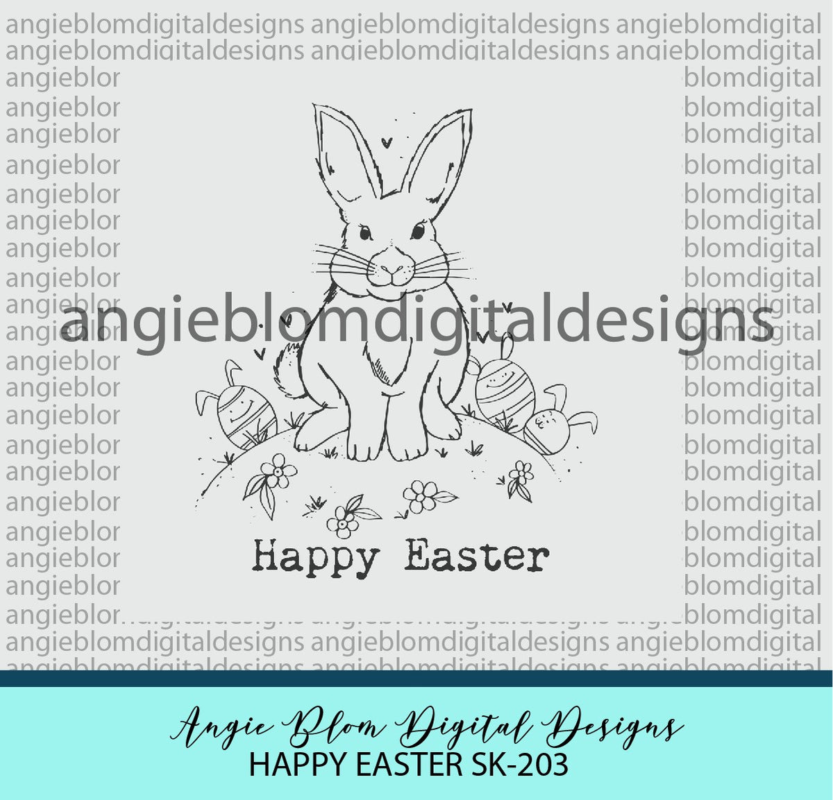 Happy Easter – Angie Blom Digital Designs