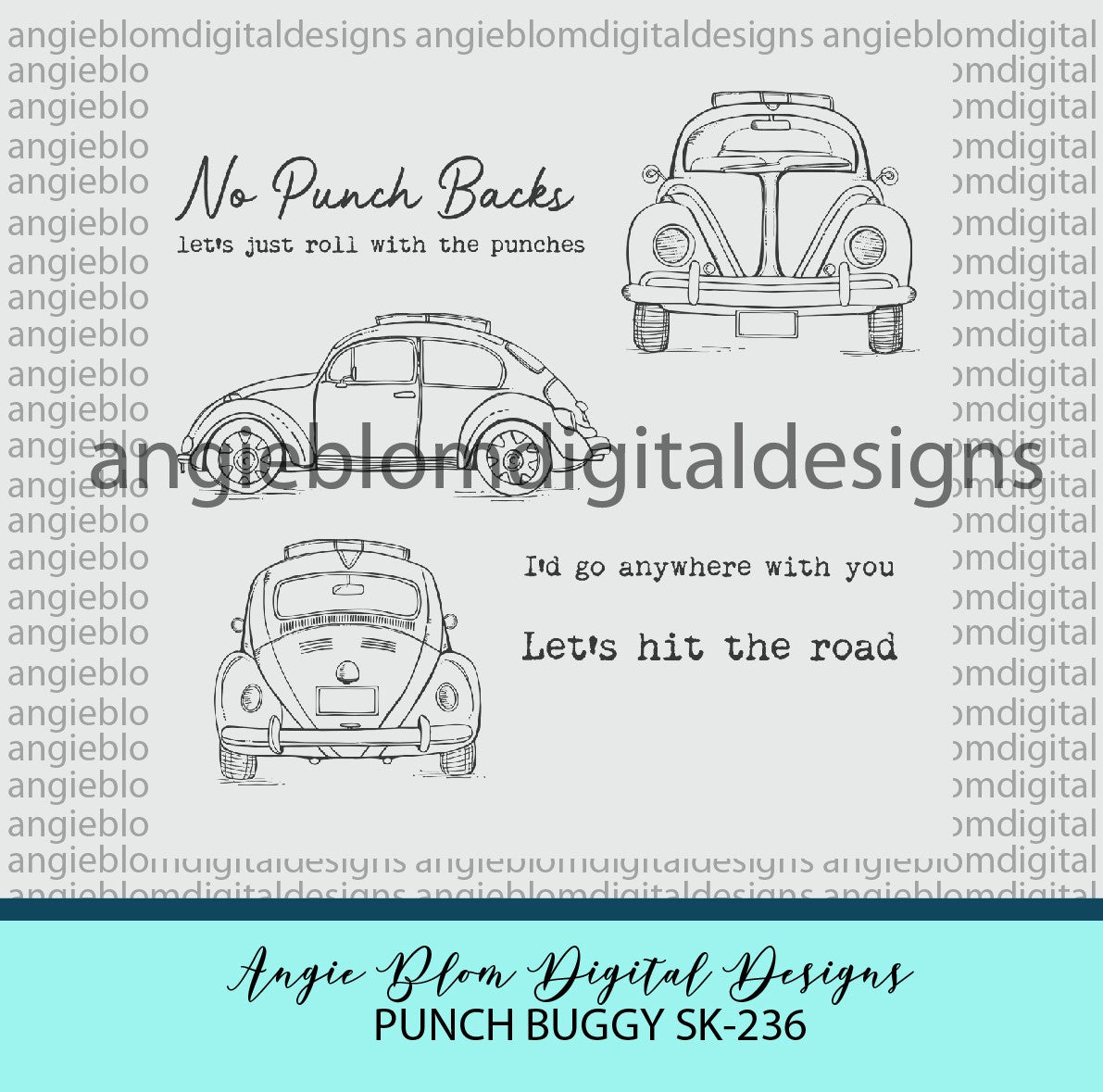 Punch Buggy – Angie Blom Digital Designs