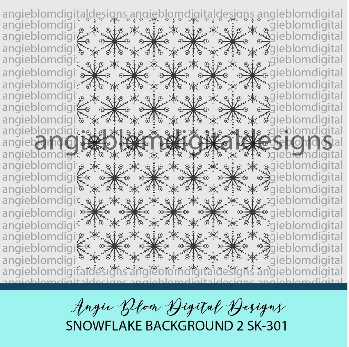 Snowflake Background 2 – Angie Blom Digital Designs
